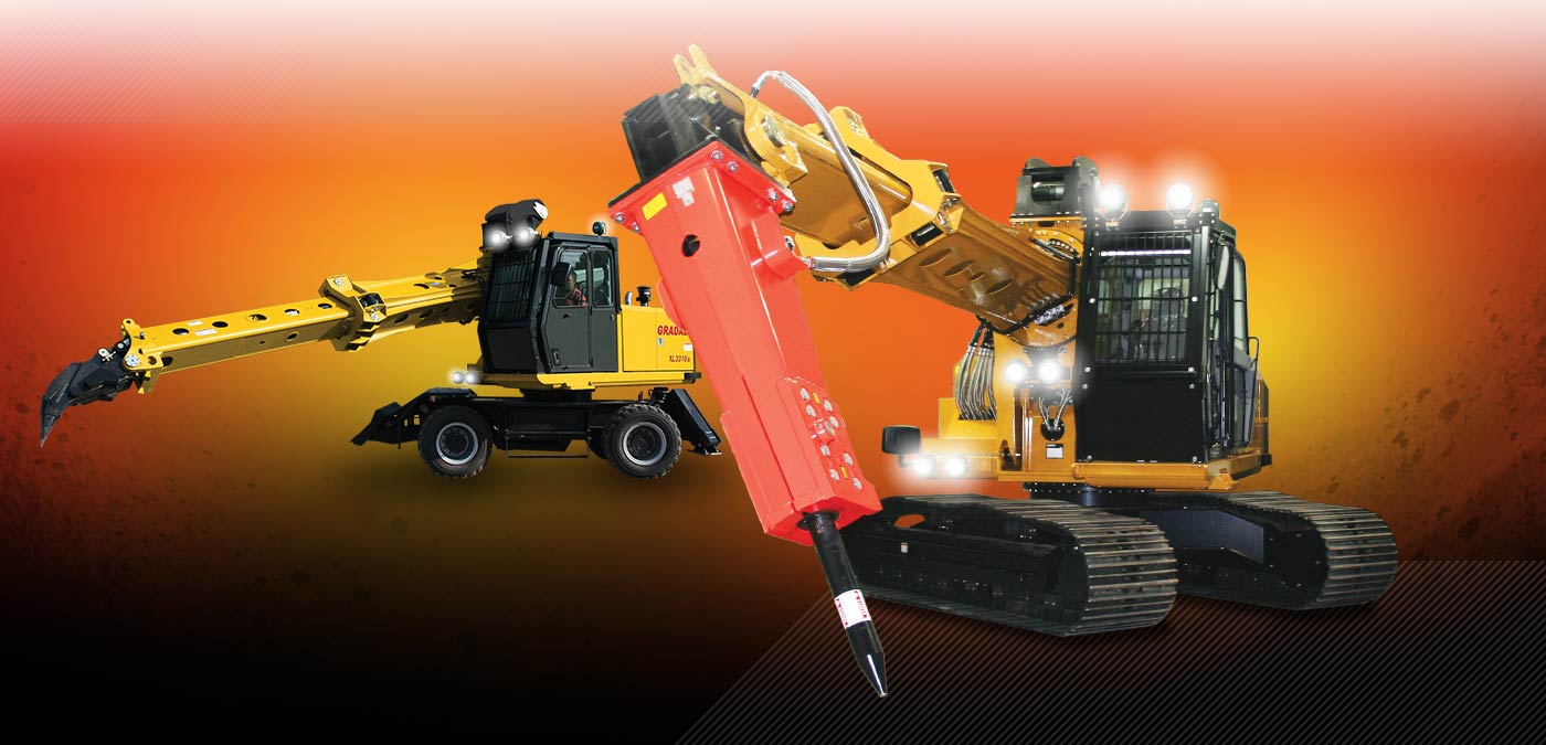Gradall Excavators for Road, Highway and Heavy Construction